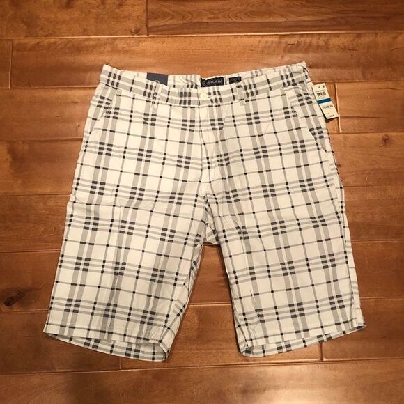 American Rag | Shorts | Stripedwhite And Grey Shorts | Poshmark